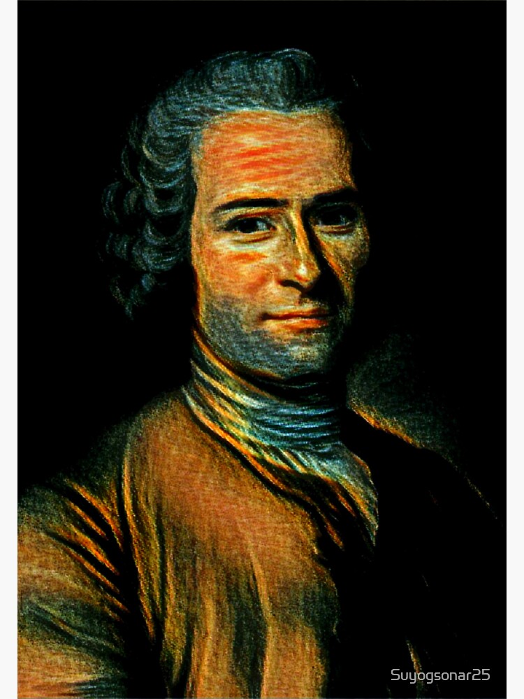 "Jean-Jacques Rousseau Artwork " Sticker for Sale by Suyogsonar25 ...