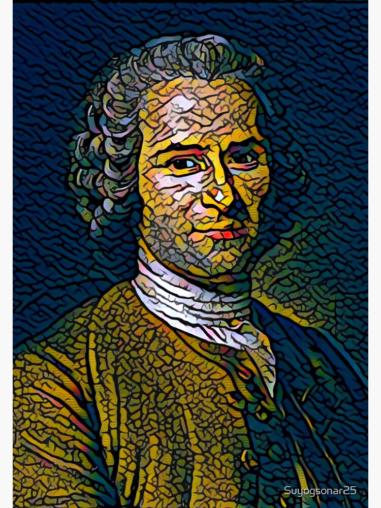 "Jean-Jacques Rousseau Artwork " Sticker for Sale by Suyogsonar25 ...