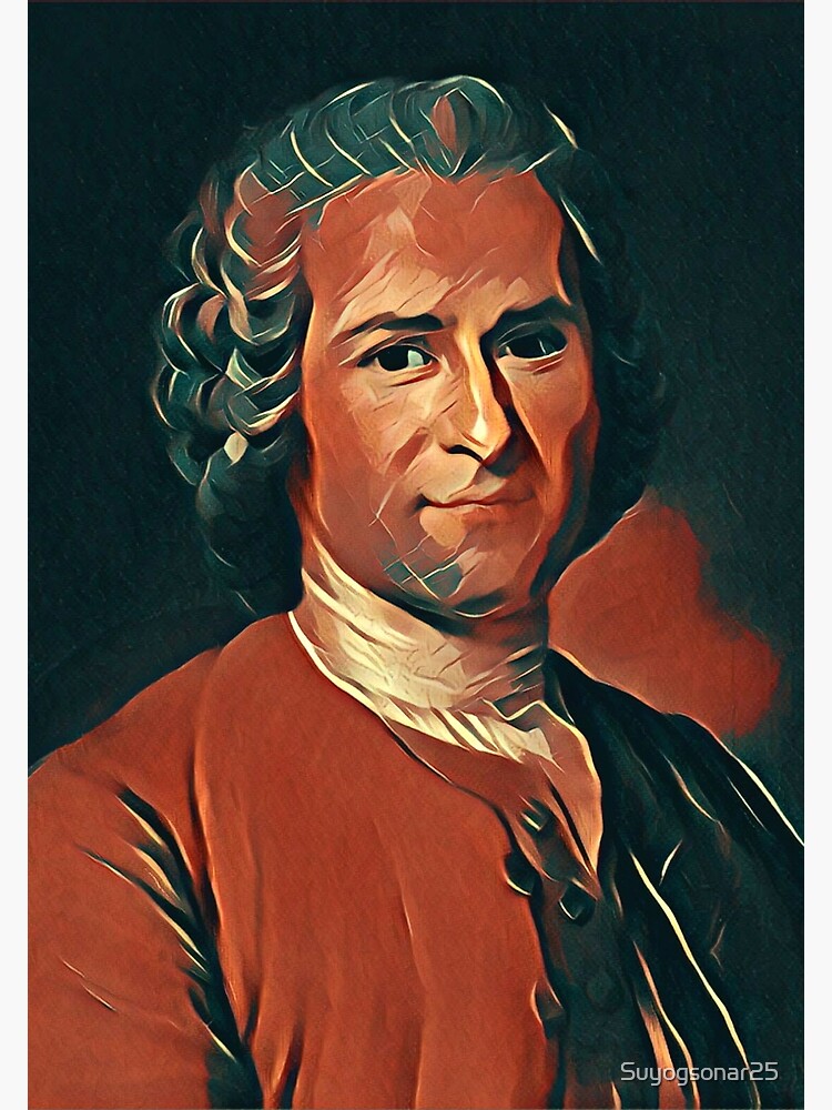"Jean-Jacques Rousseau Artwork " Poster for Sale by Suyogsonar25 ...