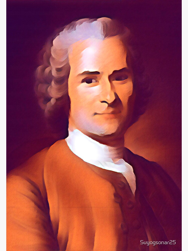 "Jean-Jacques Rousseau Artwork " Sticker for Sale by Suyogsonar25 ...