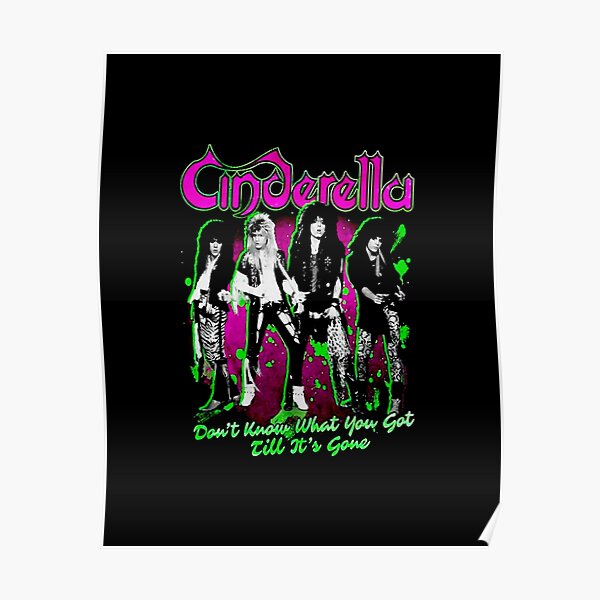 Póster «cenicienta CHB5 - banda de cenicienta - camiseta de tendencia ...