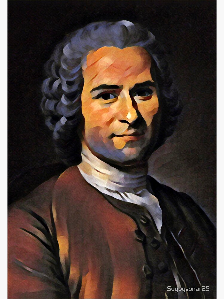 "Jean-Jacques Rousseau Artwork " Sticker for Sale by Suyogsonar25 ...