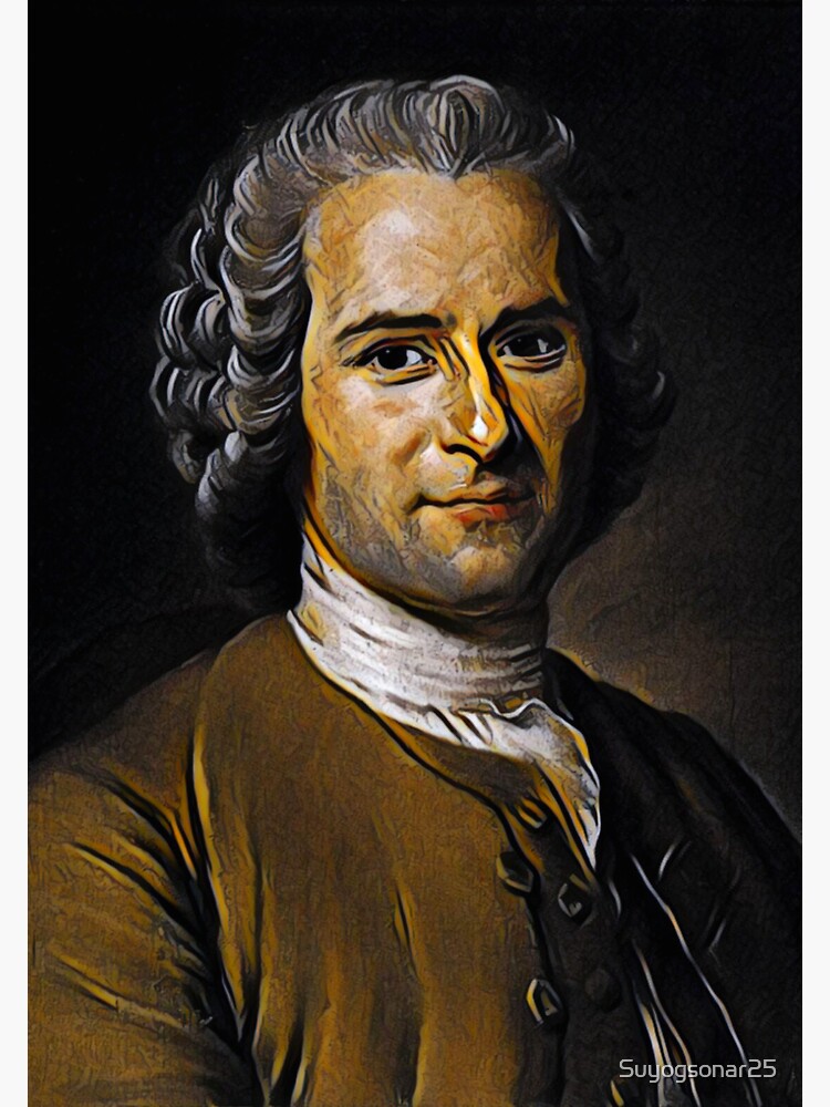 "Jean-Jacques Rousseau Artwork " Sticker for Sale by Suyogsonar25 ...