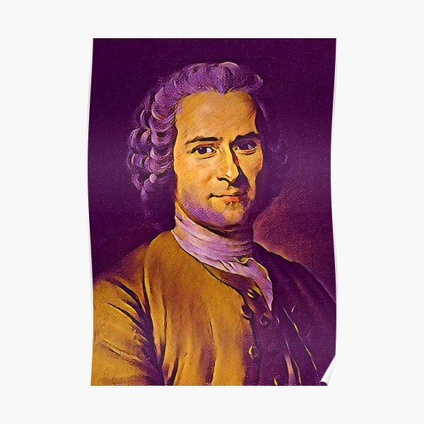 "Jean-Jacques Rousseau Artwork " Poster for Sale by Suyogsonar25 ...
