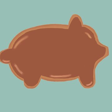 "Piggy Pan" Sticker for Sale by atomicdork98 | Redbubble