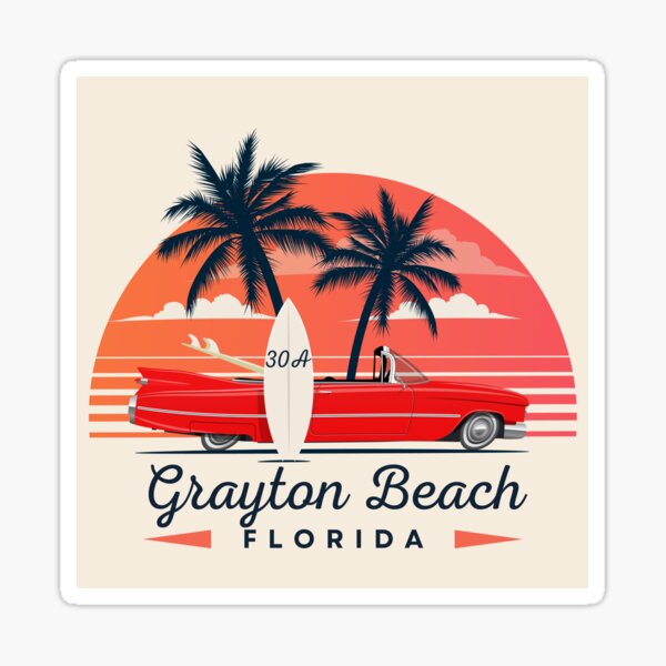 "Grayton Beach Florida on 30A" Sticker for Sale by dawilliams458 ...