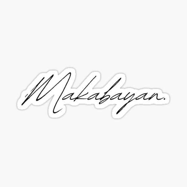 "Makabayan Pinoy Design" Sticker for Sale by furymighty | Redbubble