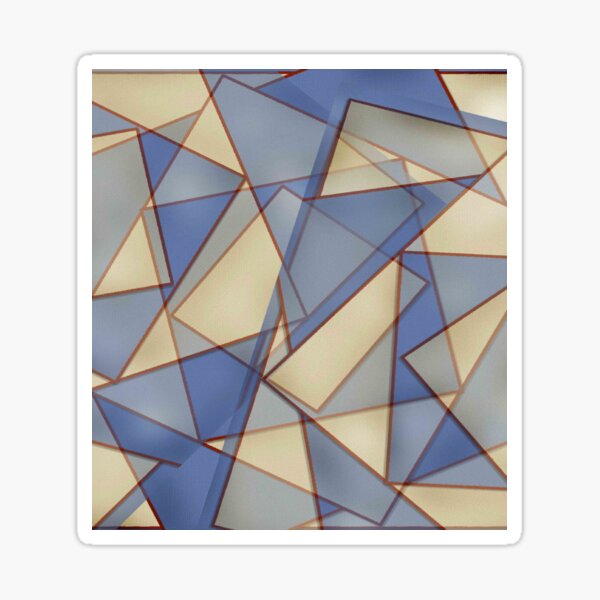 "Triangle Design" Sticker for Sale by Splendourlane | Redbubble