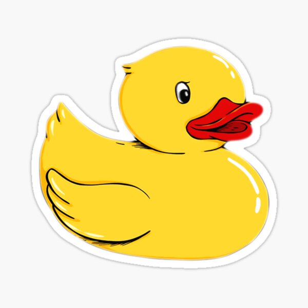 "Peep the Duckling" Sticker for Sale by indahyanimake | Redbubble