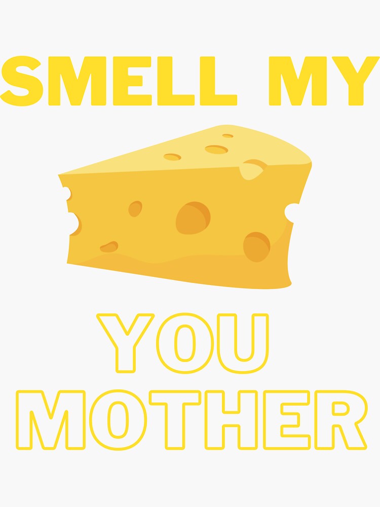 "ALAN PARTRIDGE - Smell my cheese" Sticker for Sale by Ew-i-am | Redbubble