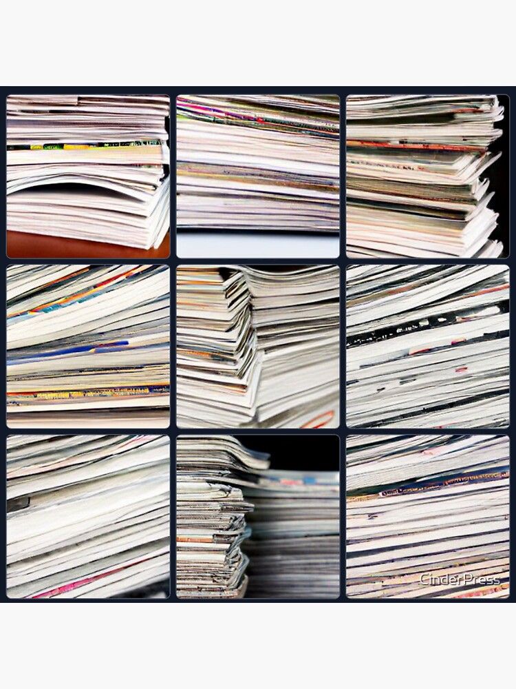 "Mail Order Catalog / Magazines Pack" Sticker for Sale by CinderPress ...