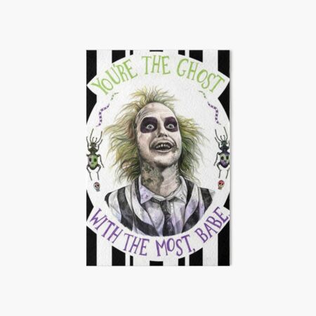 "Beetlejuice Poster" Art Board Print for Sale by PennyHowel | Redbubble