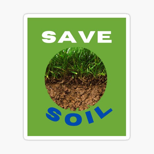 "Educational guidance to Save Soils !" Sticker for Sale by keshariya ...