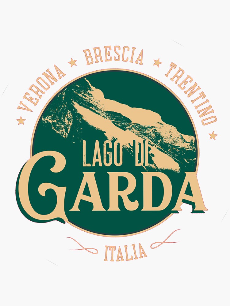 "Lago Di Garda, Lake Garda Italy" Sticker for Sale by Artprohere ...