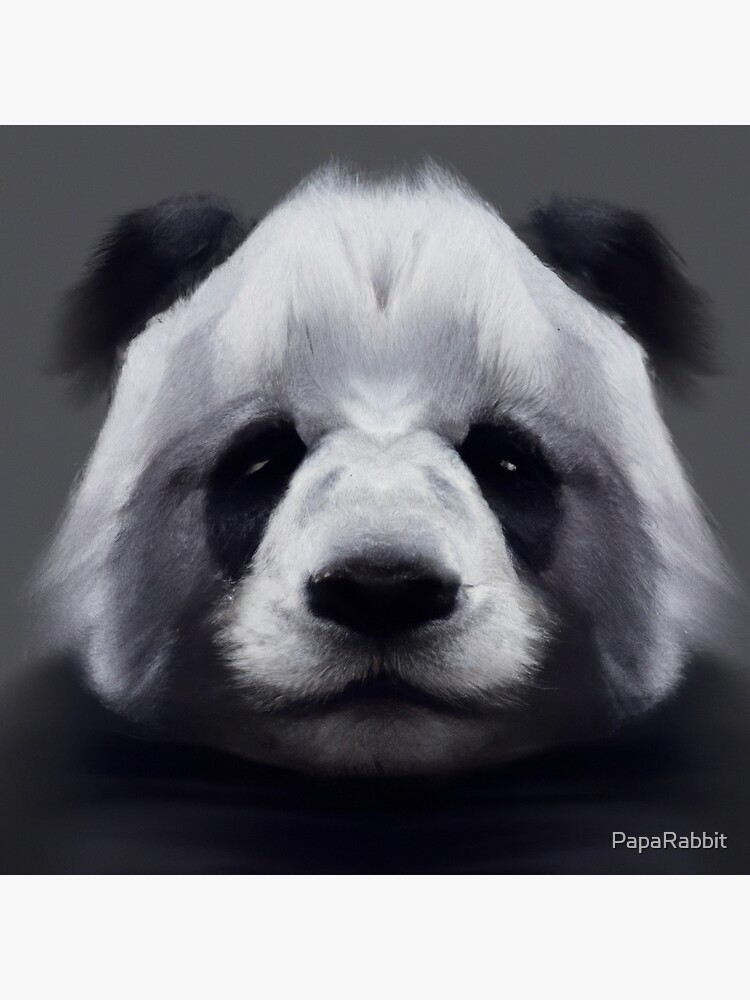 "Sad Panda" Sticker for Sale by PapaRabbit | Redbubble