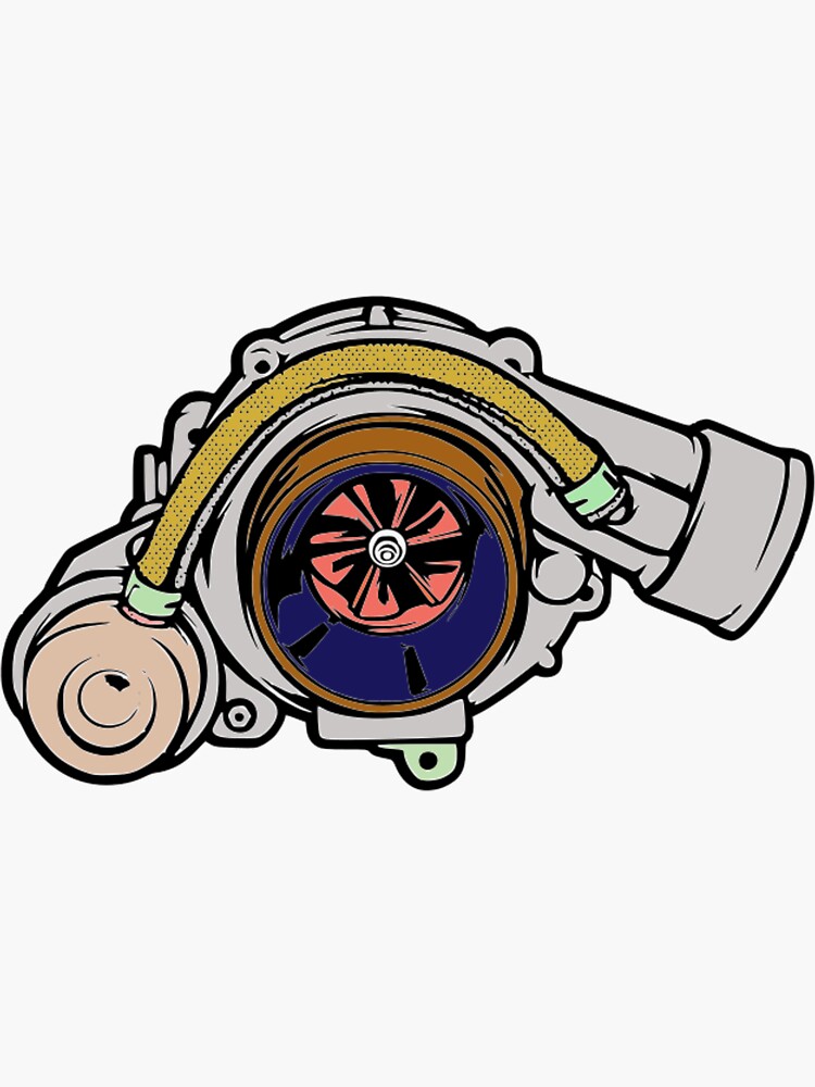 "Animated turbo" Sticker for Sale by shanilhasantha | Redbubble