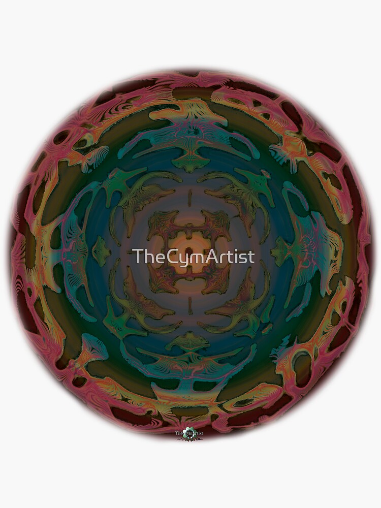 "Cymatics Eden" Sticker for Sale by TheCymArtist | Redbubble