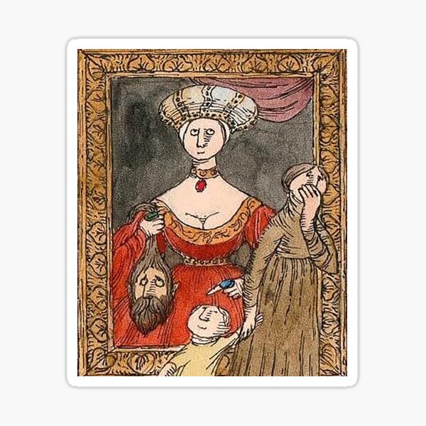 " edward gorey art" Sticker for Sale by samchim22 | Redbubble