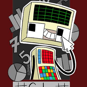 "DHMIS Colin the Computer" Poster for Sale by MerlPark | Redbubble