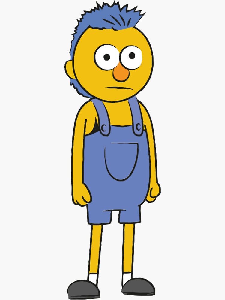 "DON_T HUG ME I_M SCARED YELLOW GUY " Sticker for Sale by MerlPark ...