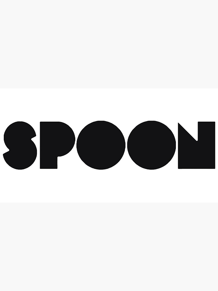 "spoon band classic logo" Poster for Sale by sairasbee | Redbubble