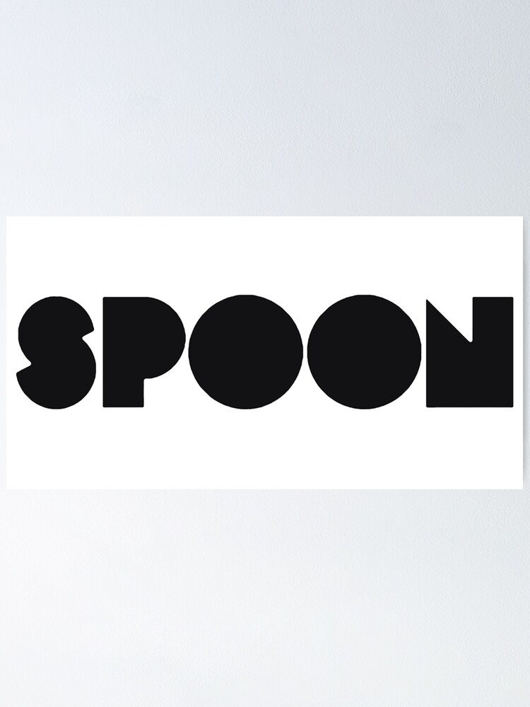 "spoon band classic logo" Poster for Sale by sairasbee | Redbubble