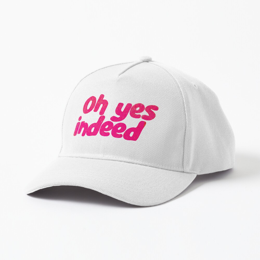 "OH YES INDEED retro lettering graphic." Poster for Sale by ...