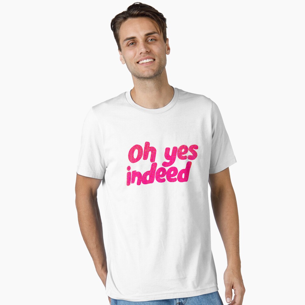 "OH YES INDEED retro lettering graphic." Poster for Sale by ...