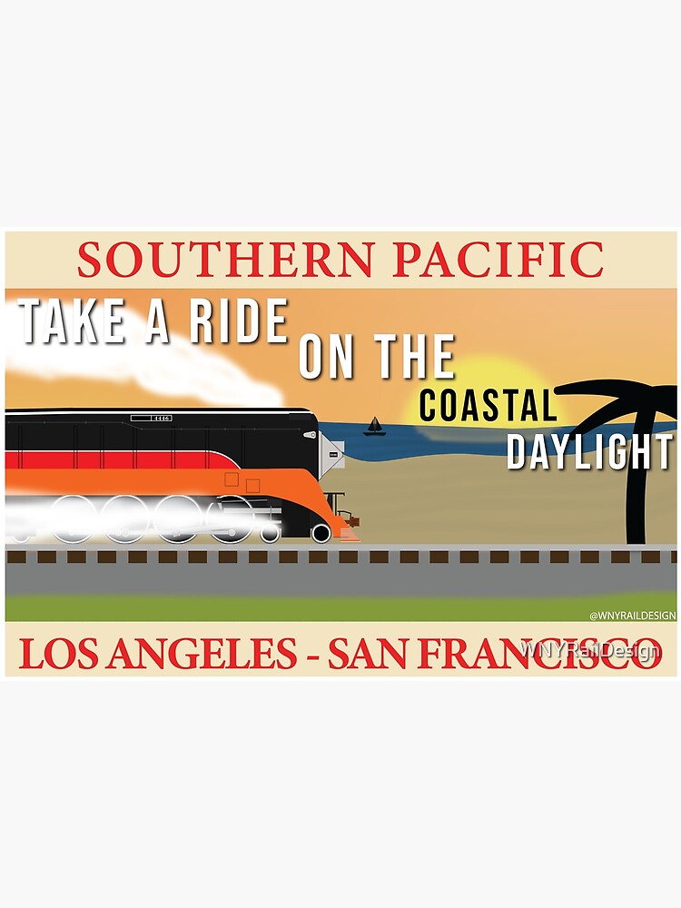 "Southern Pacific Daylight Advertisement Poster" Poster for Sale by ...