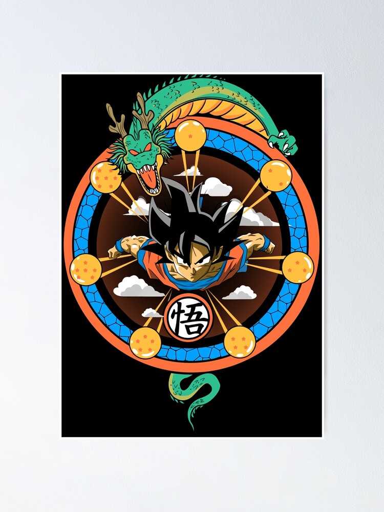 "Goku Circle Of Dragon Balls/Best Design For You" Poster for Sale by ...