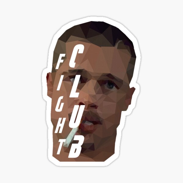 "Fight club" Sticker for Sale by Bigilyy | Redbubble