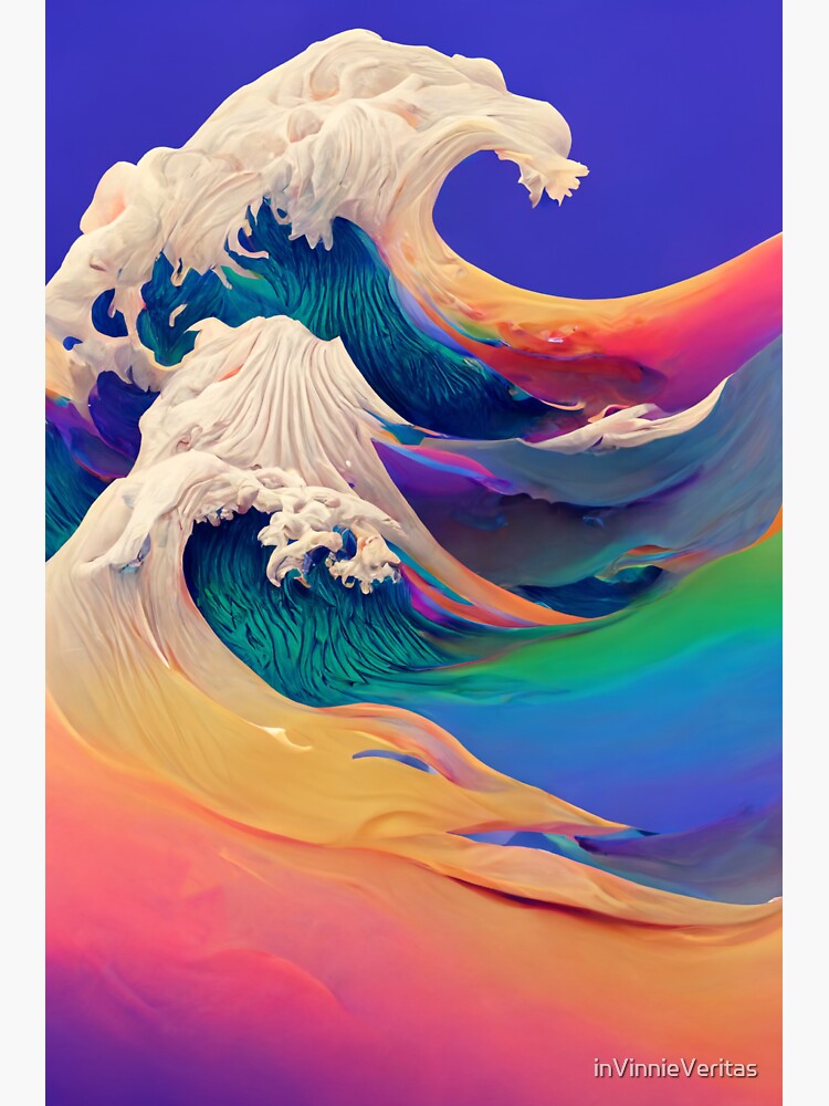 "The great pride wave off Kanagawa" Sticker for Sale by VINC3NT101 ...