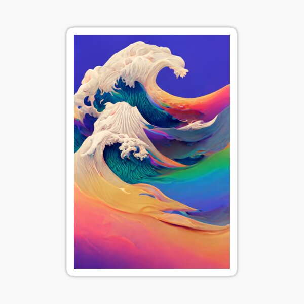 "The great pride wave off Kanagawa" Sticker for Sale by VINC3NT101 ...