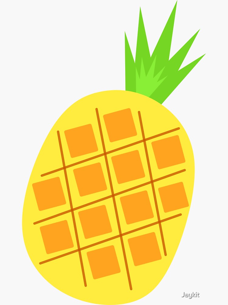 "Pineapple" Sticker for Sale by Jaykit | Redbubble