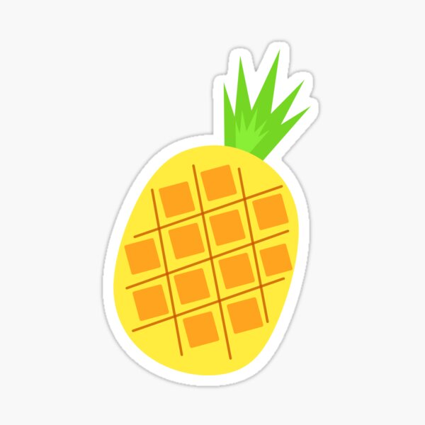 "Pineapple" Sticker for Sale by Jaykit | Redbubble
