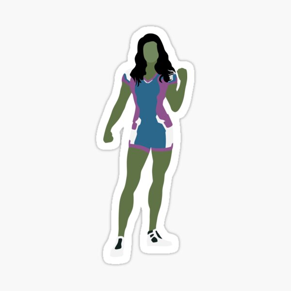 "She-Hulk" Sticker for Sale by OrakArt | Redbubble