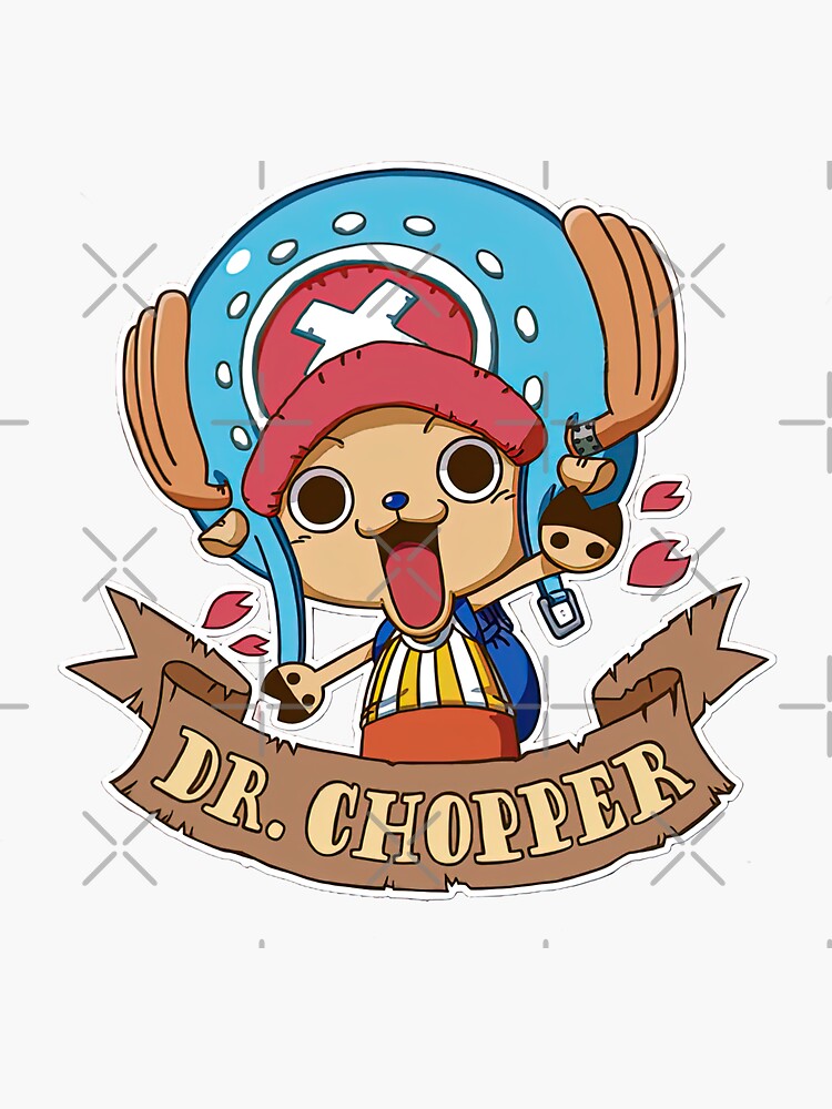 "Dr. Chopper One Piece" Sticker for Sale by Setsujoku | Redbubble