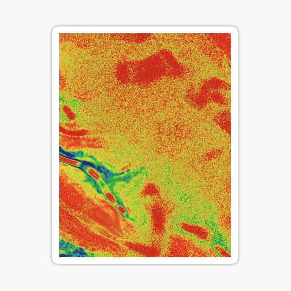 "Heatmap" Sticker for Sale by PissShop | Redbubble