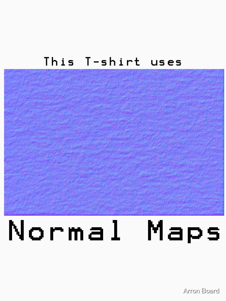 "Normal Map T-shirt" T-shirt for Sale by ArronBoard | Redbubble ...