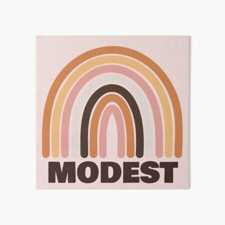 Lámina rígida «Diseño de arco modesto: la modestia es mi corona, ser ...