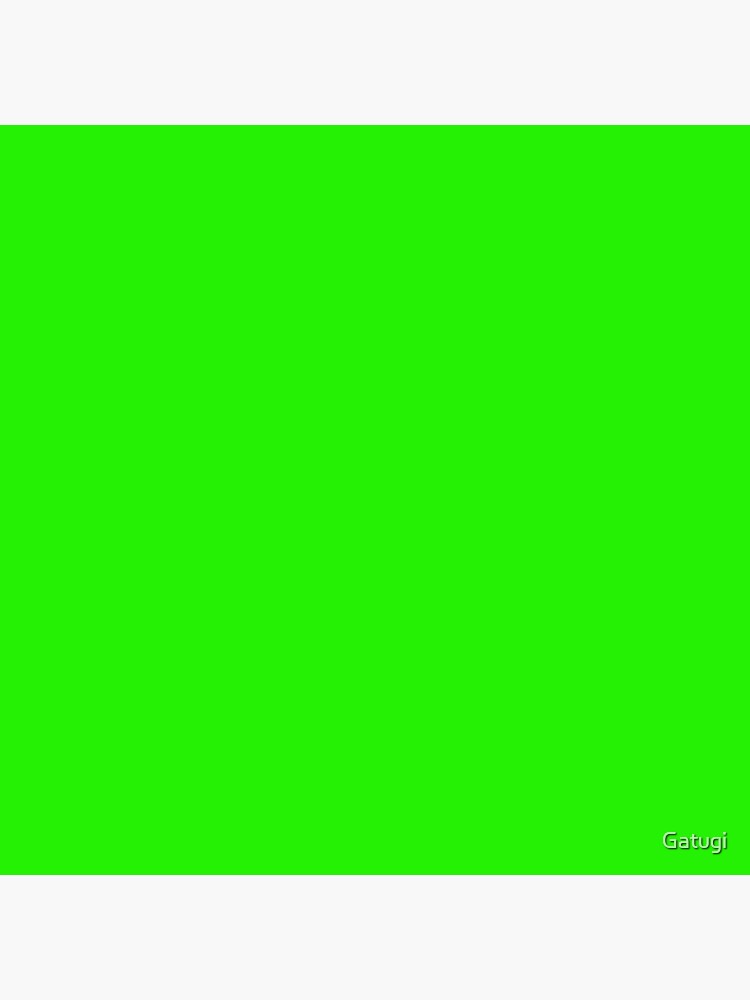 "Neon Green solid color" Sticker for Sale by Gatugi | Redbubble