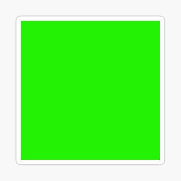 "Neon Green solid color" Sticker for Sale by Gatugi | Redbubble