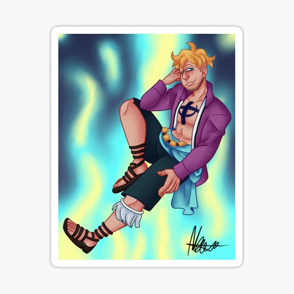 "Marco the phoenix" Sticker for Sale by Falling-Night21 | Redbubble