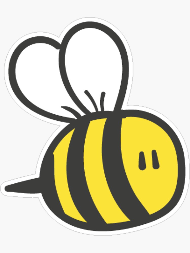 "Cute Kawaii Bumble Bee" Sticker for Sale by yeehawboyy | Redbubble