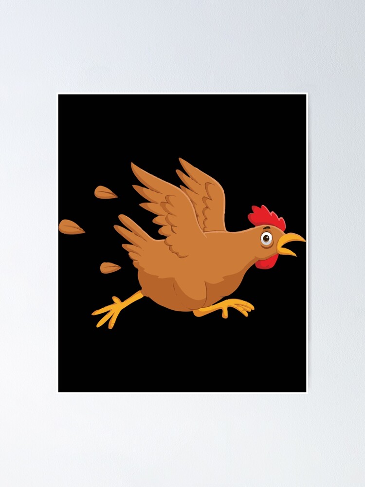 "Running chicken meme gtg chicken " Poster for Sale by SapphireYashita ...