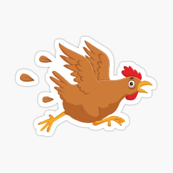 "Running chicken meme gtg chicken " Sticker for Sale by SapphireYashita ...