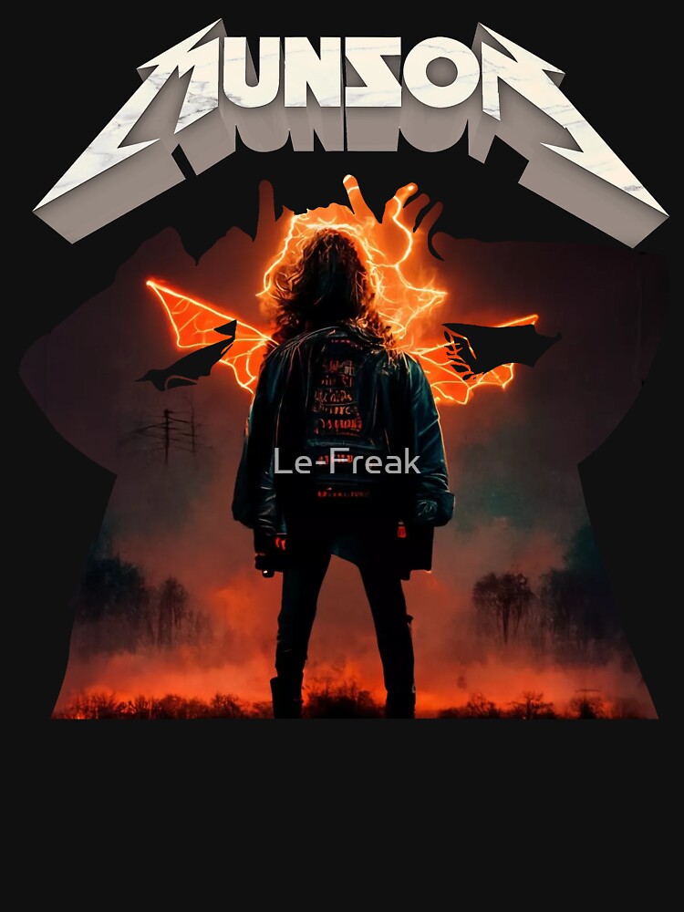 "Eddie Munson " T-shirt for Sale by Le-Freak | Redbubble | eddie munson ...
