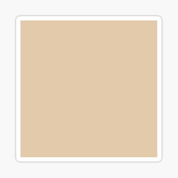 "Soft beige color" Sticker for Sale by Gatugi | Redbubble