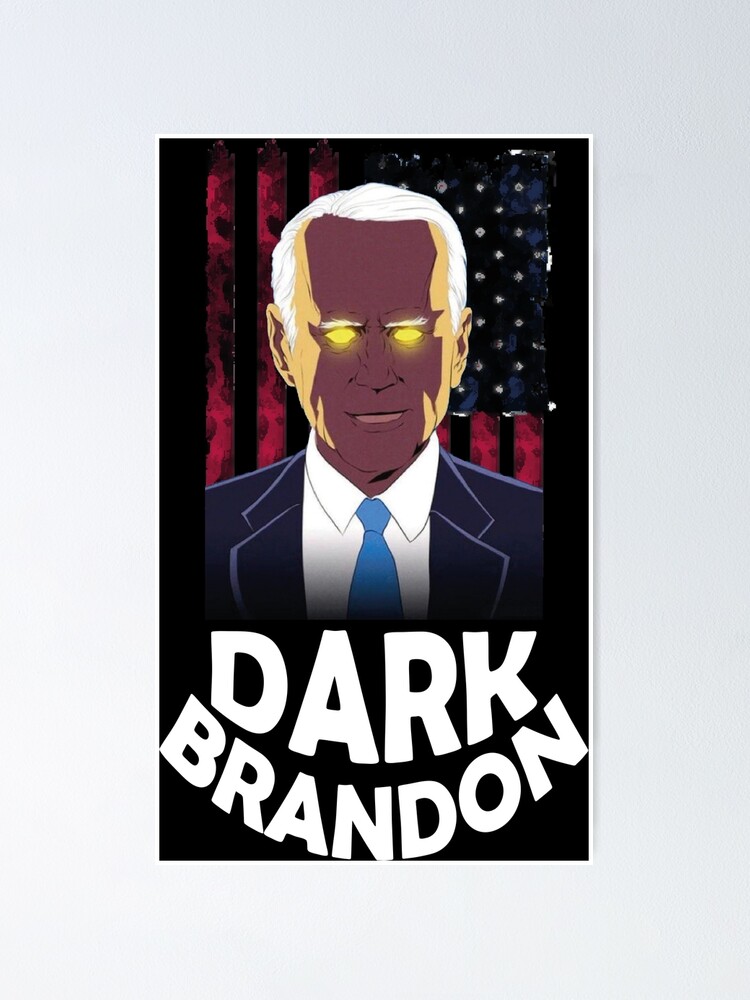 "dark brandon memes" Poster for Sale by MohamedMAD | Redbubble