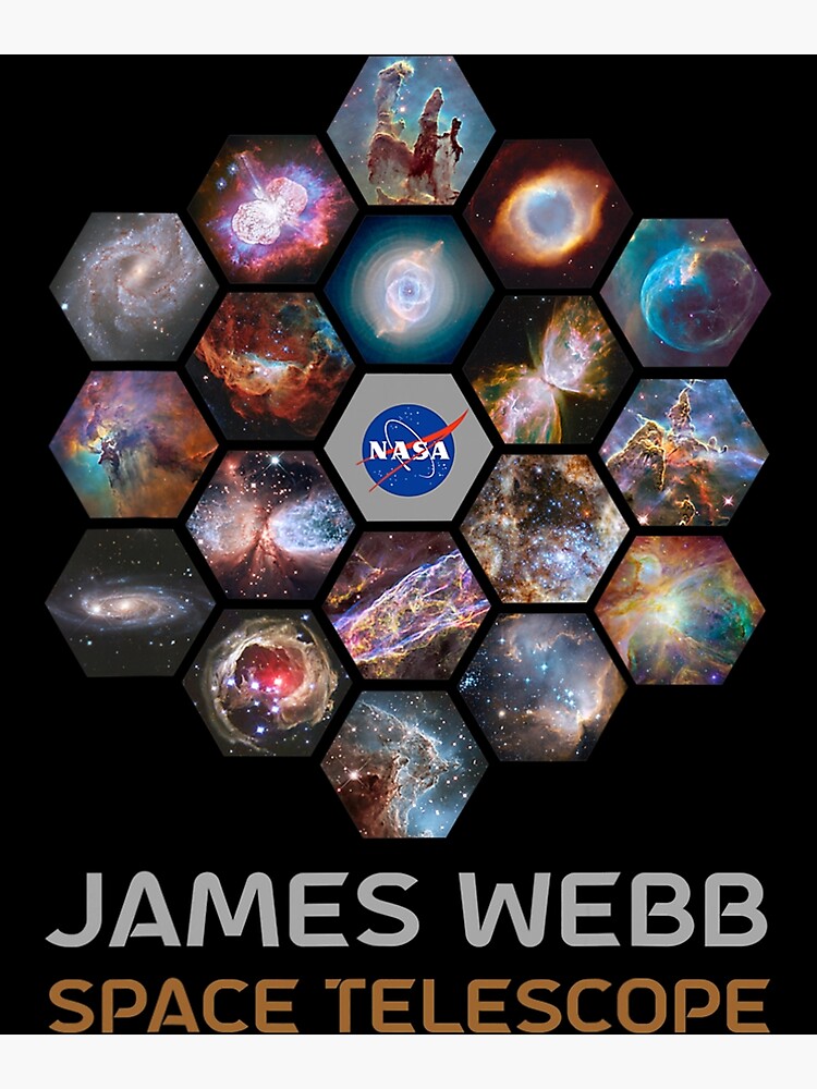 "James Webb Space Telescope Official NASA Logo JWST" Photographic Print ...